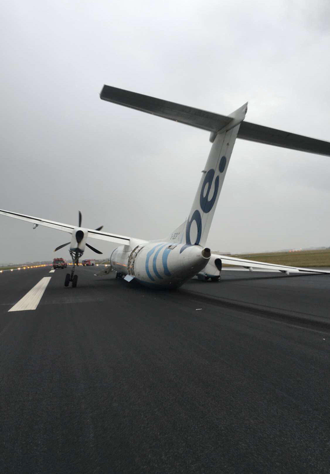 Plane evacuated after landing gear collapses during touchdown | News ...