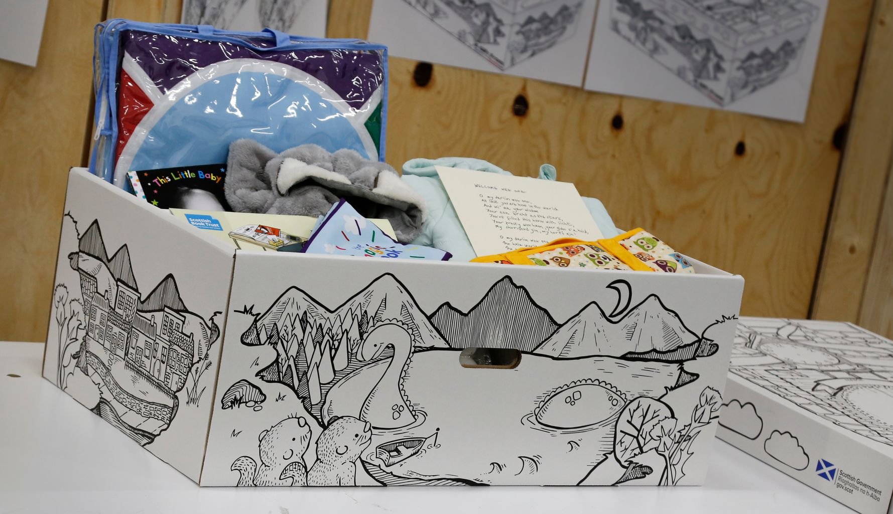 Winning design for Scotland's first baby box is unveiled | News ...