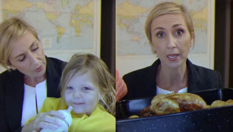Parody shows what a mum would do if kids interrupted a live interview ...