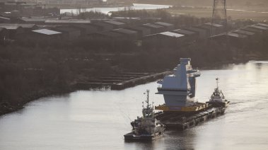 Clyde steel-cutting ceremony marks start of work on Royal Navy ship ...