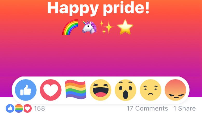 How to get the rainbow reaction on Facebook | Tech - heat Radio