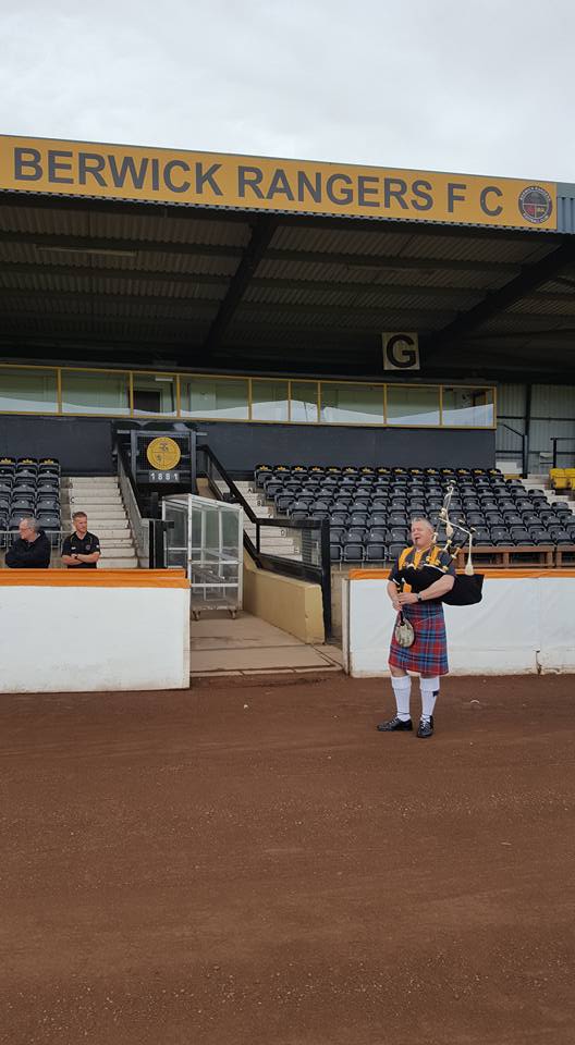 Greenock MSP complete Scottish stadium piping challenge | News - Clyde 1