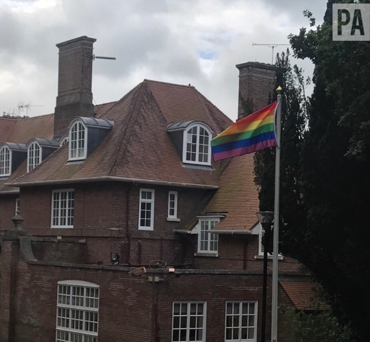 Pride flag makes Stormont House debut | News - Cool FM