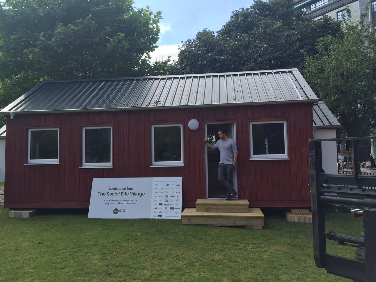 Social Bite homeless village house unveiled | News - Forth 1