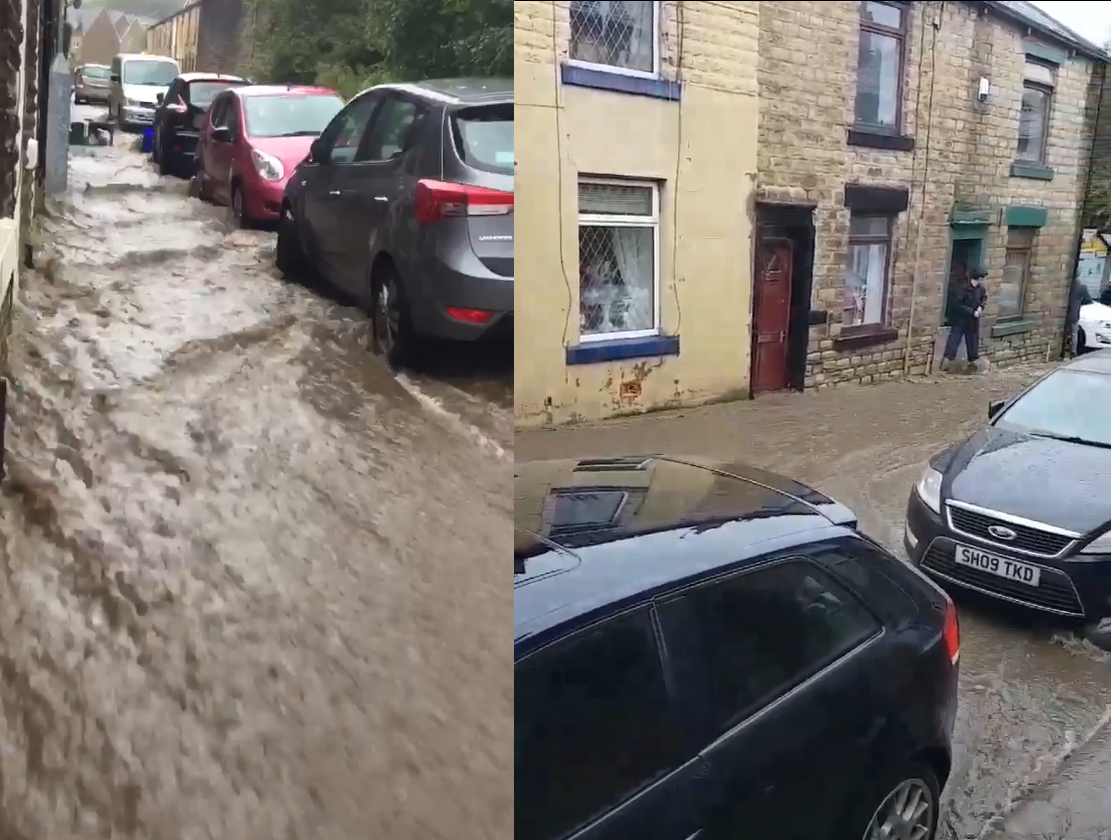 Watch: Torrential rain causes flooding across Greater Manchester | News ...