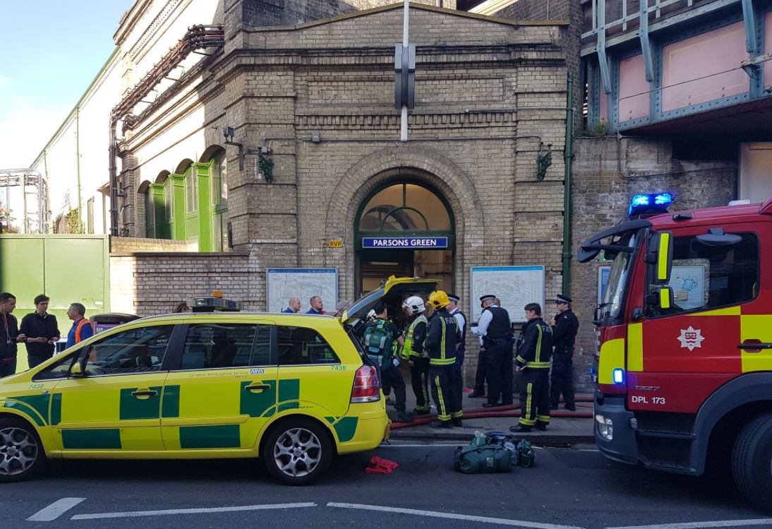 Explosion on London Underground train treated as terrorist incident ...