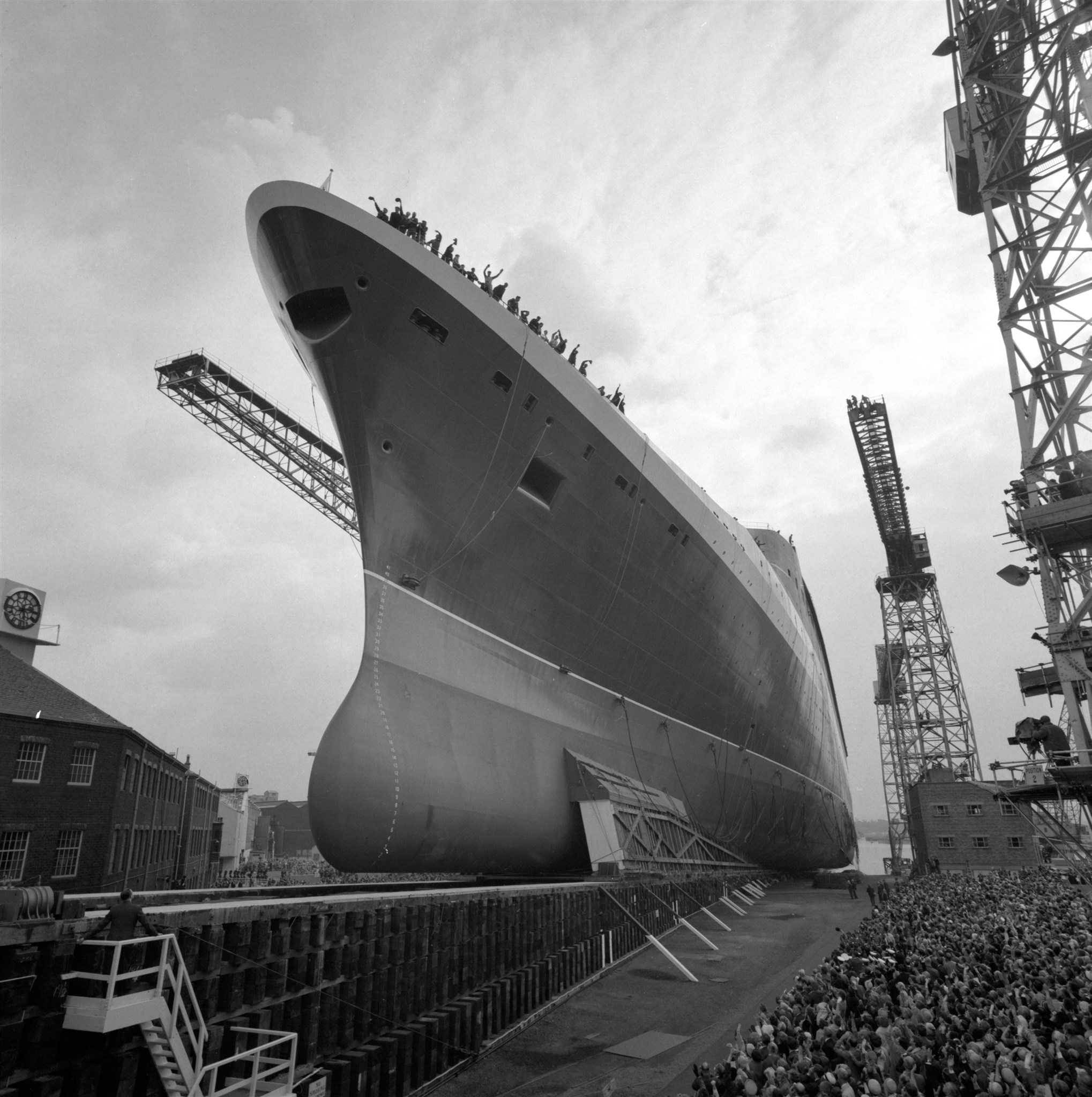 50 years on from the launch of the Clyde's most famous liner | News ...