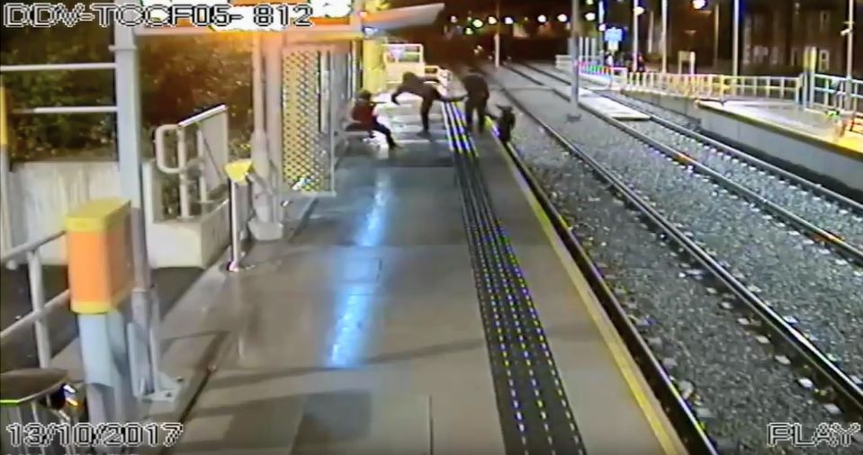 WATCH: Man drop-kicked off tram platform in Didsbury | News - Hits ...