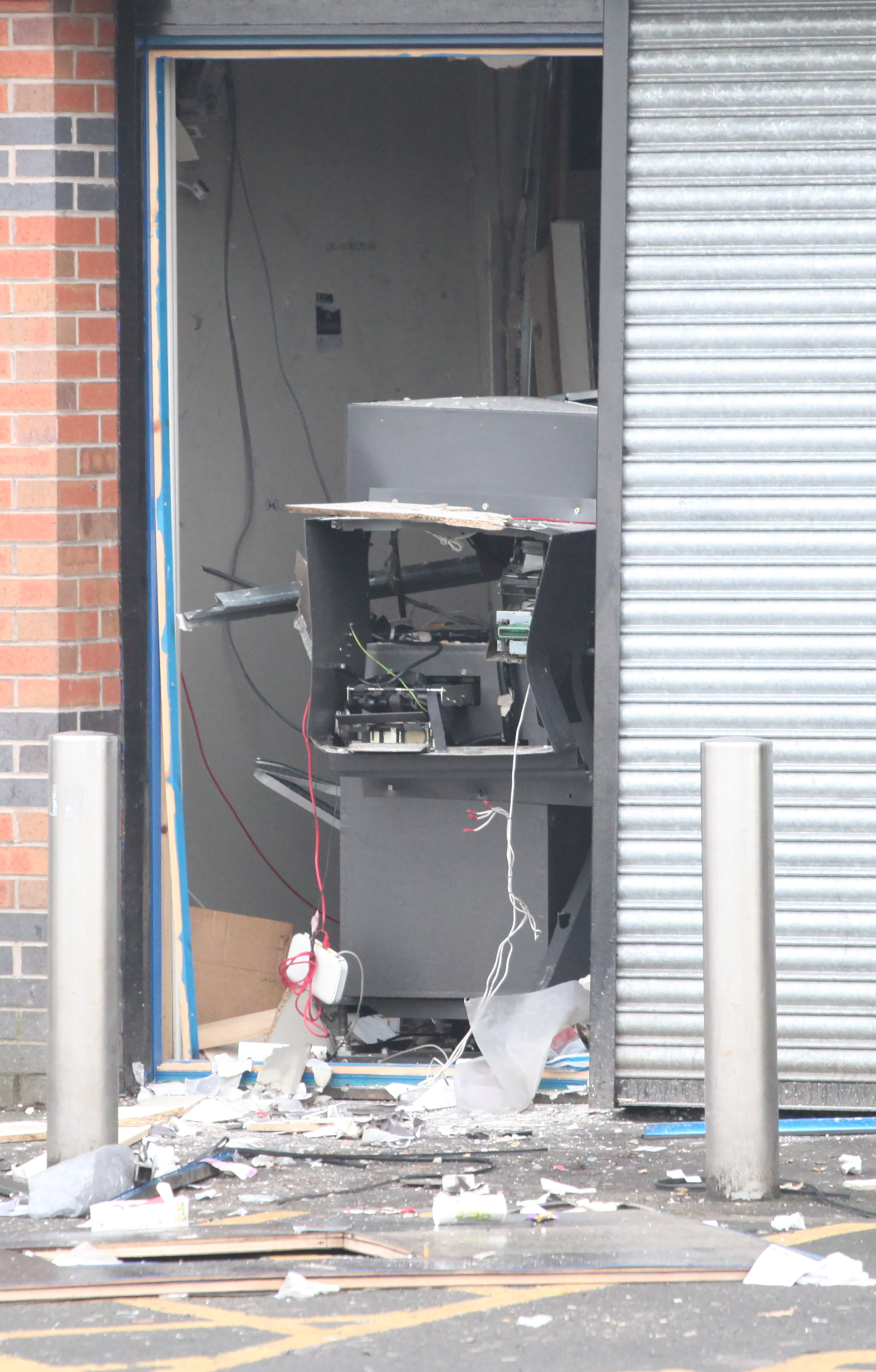 Man in a critical condition after an explosion at a cash machine in ...