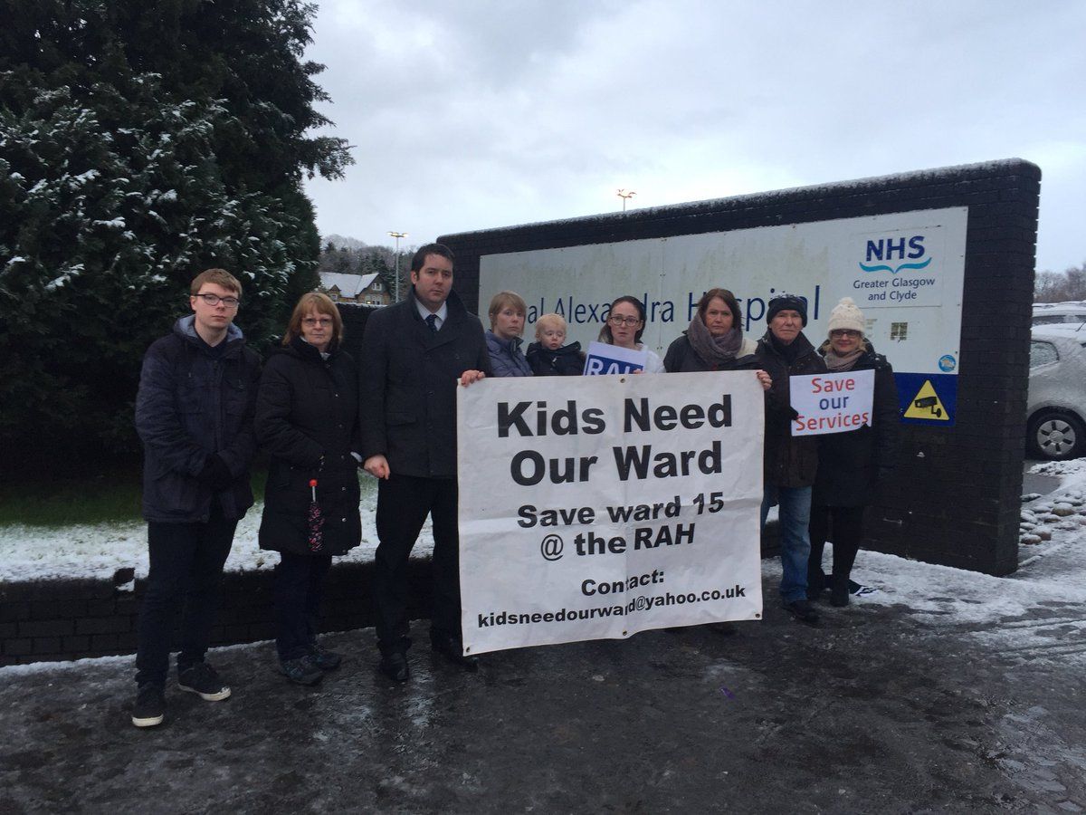 Scottish Government approves Paisley children's ward closure | News ...