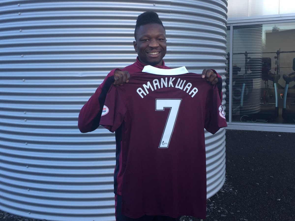 Hearts unveil new signing Danny Amankwaa | News - Forth 1