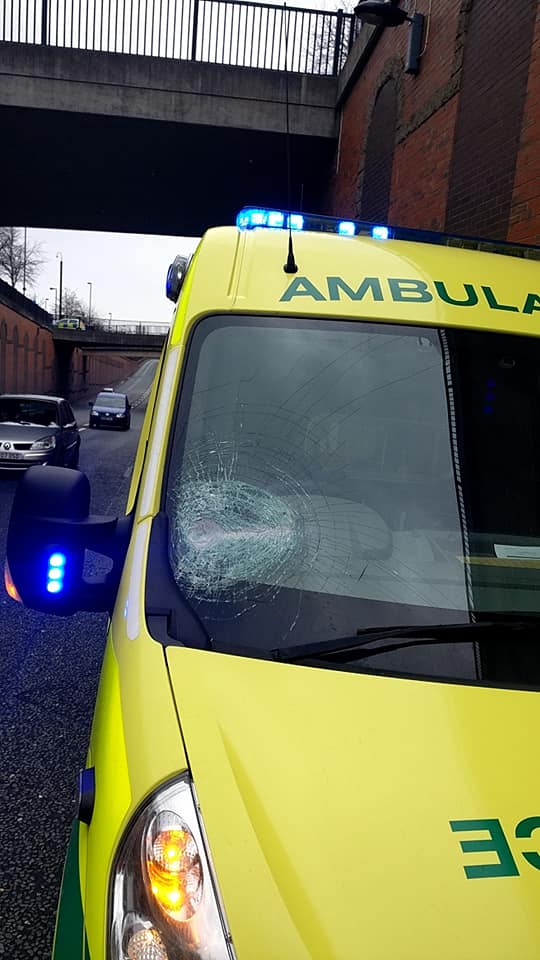 Ambulance hit by brick on emergency call in Byker | News - Greatest ...