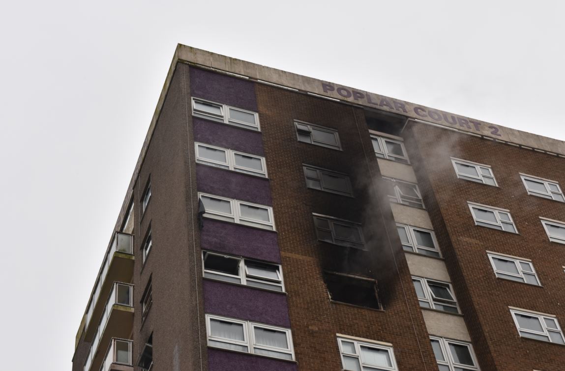 Three taken to hospital after high rise tower fire in Bramley | News ...