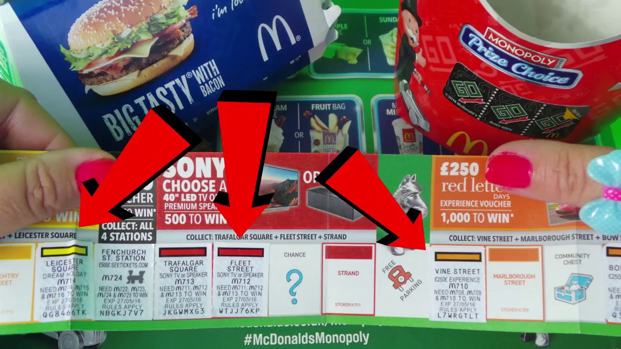 MCDONALDS MONOPOLY DOUBLE PEEL 2023!! #mcdonalds, 43% OFF