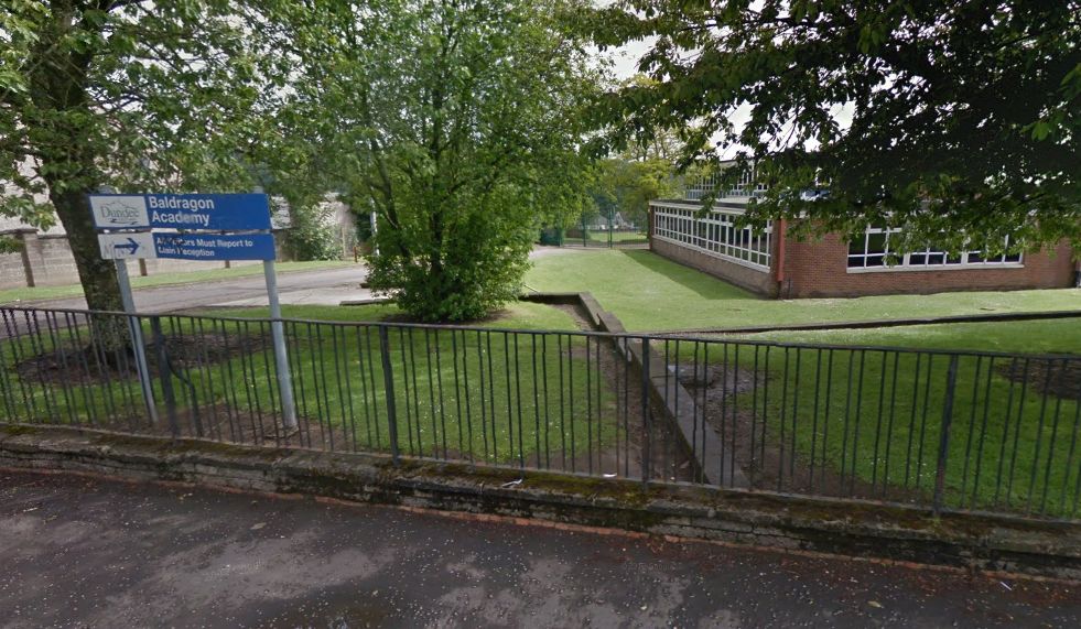 Former school building in Dundee on fire | News - Tay FM