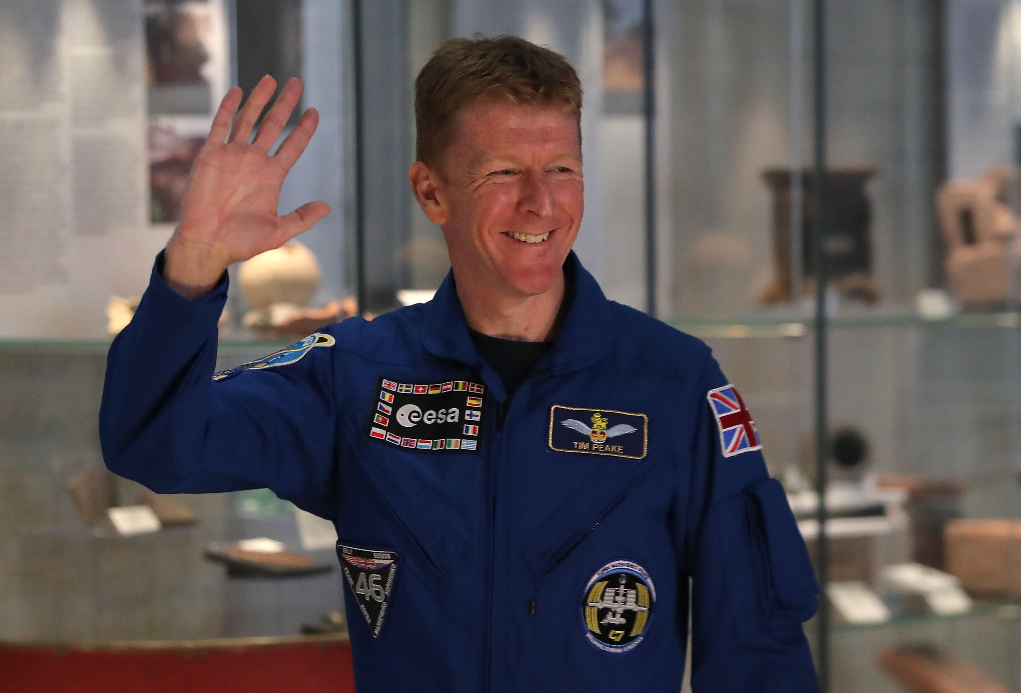 Astronaut Tim Peake reunited with capsule that brought him back to ...