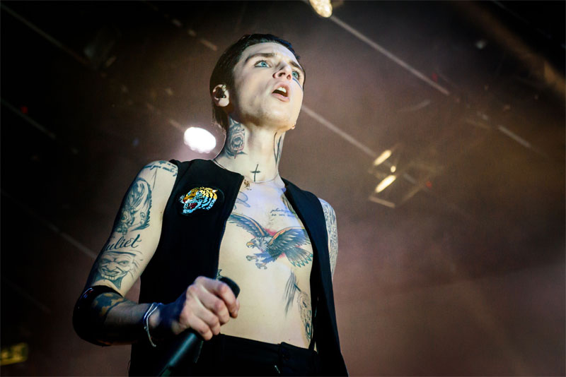Andy Biersack has years’ worth of Black Veil Brides memorabilia stolen ...
