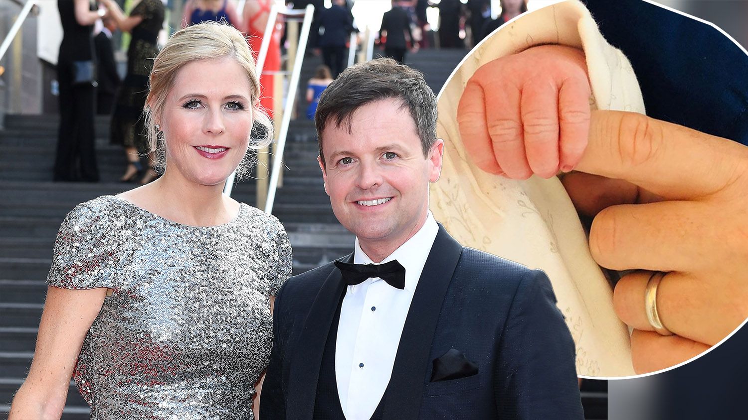 Dec Donnelly and Ali Astall pictured for first time with newborn ...
