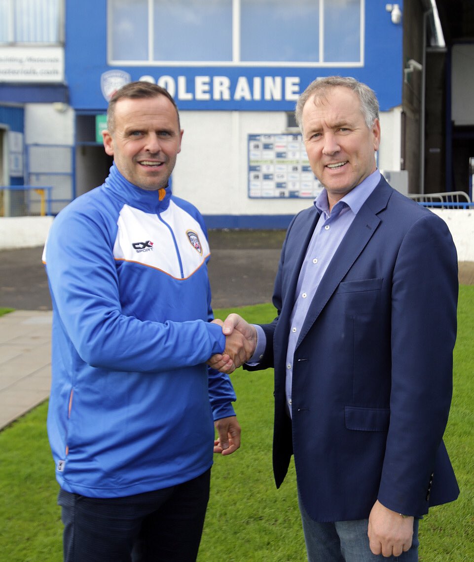 McAree unveiled as new Coleraine boss | News - Cool FM