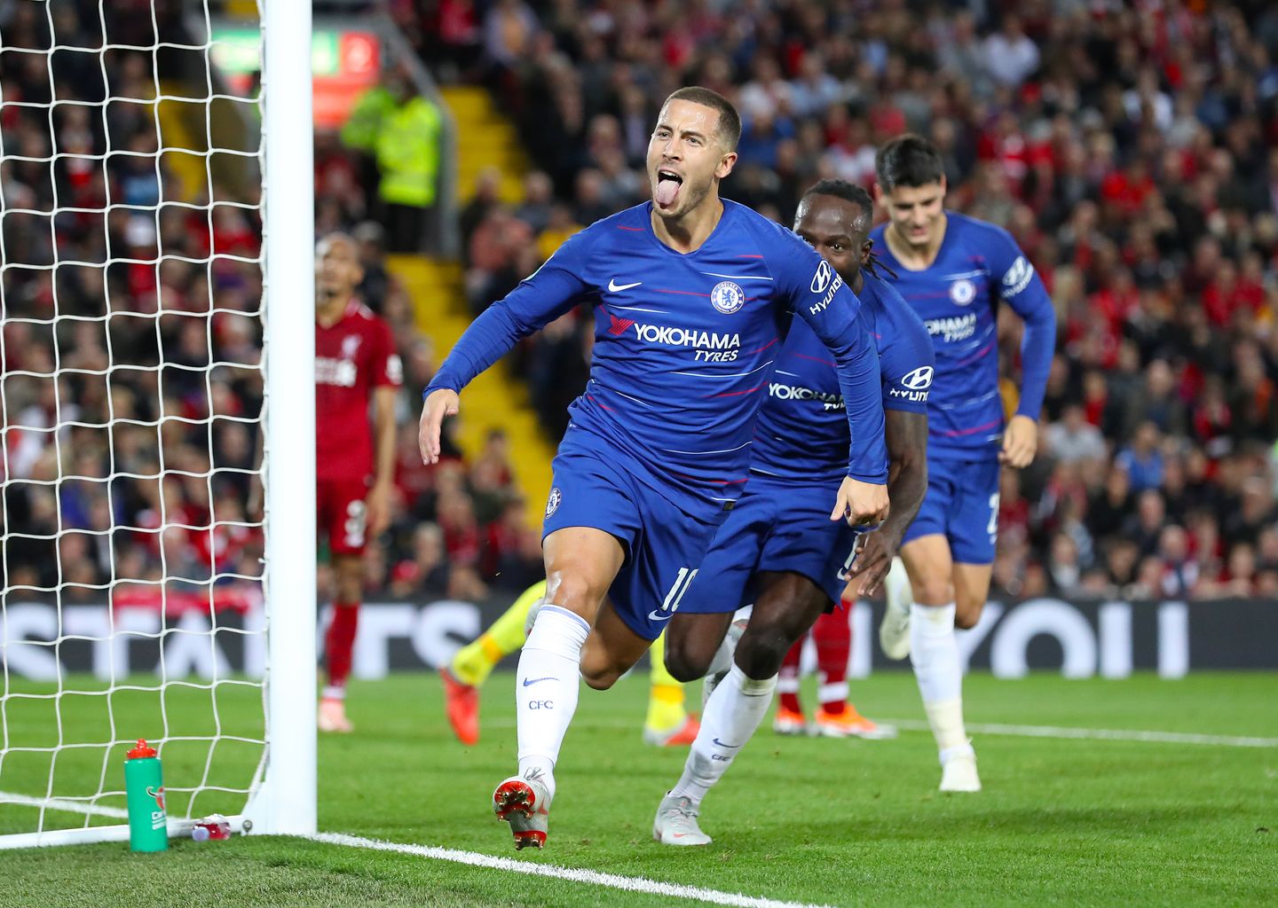 Hazard magic sends Chelsea through at Anfield | News - undefined