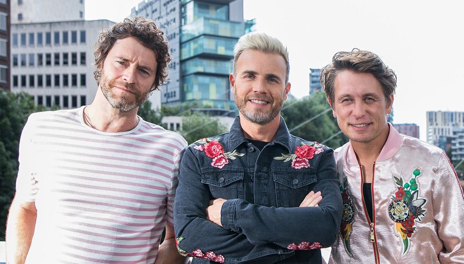 Take That: The band are due to drop their new song 'Out of Our Heads'