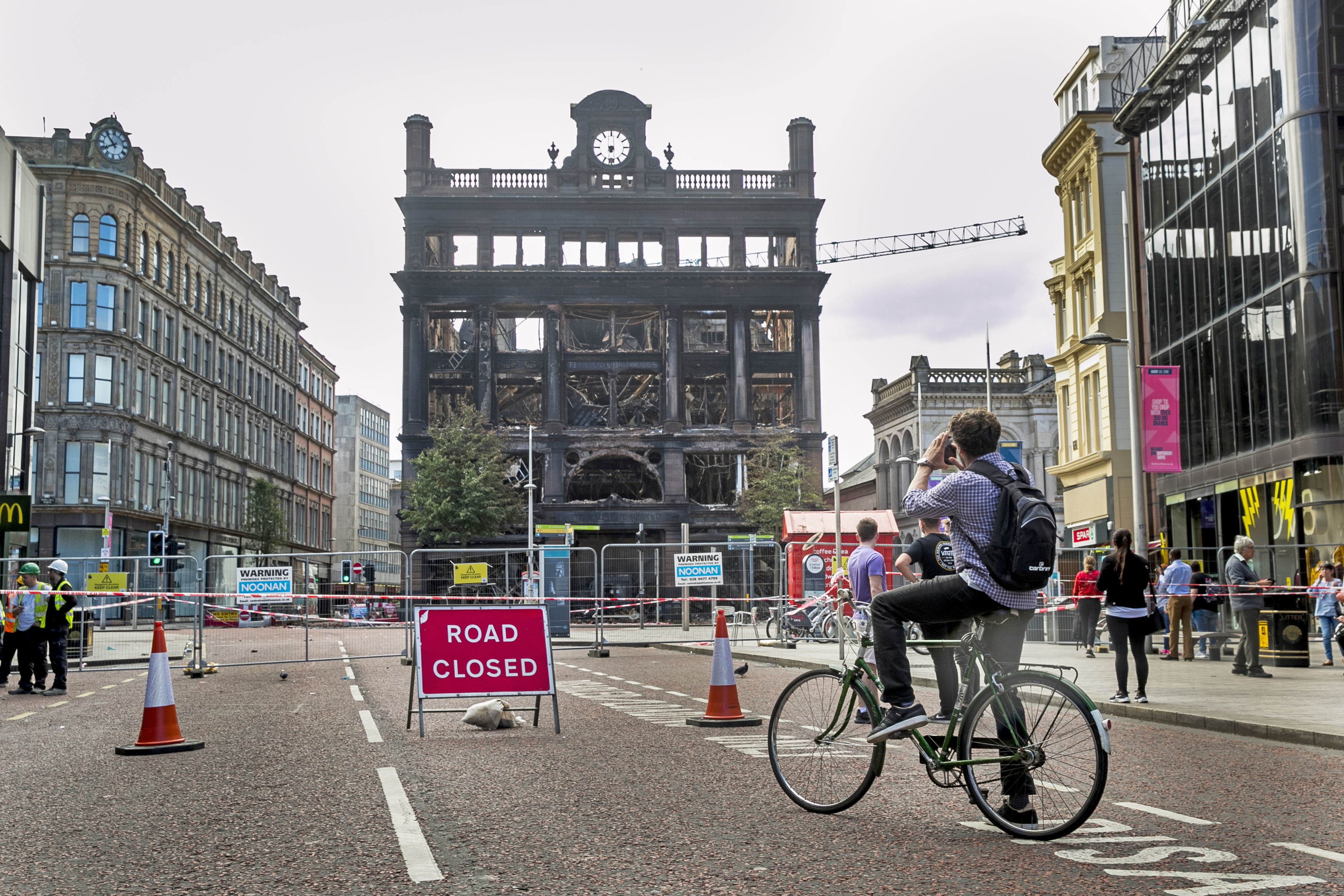 Primark fire blamed for 30% drop in footfall for Belfast | News - Cool FM