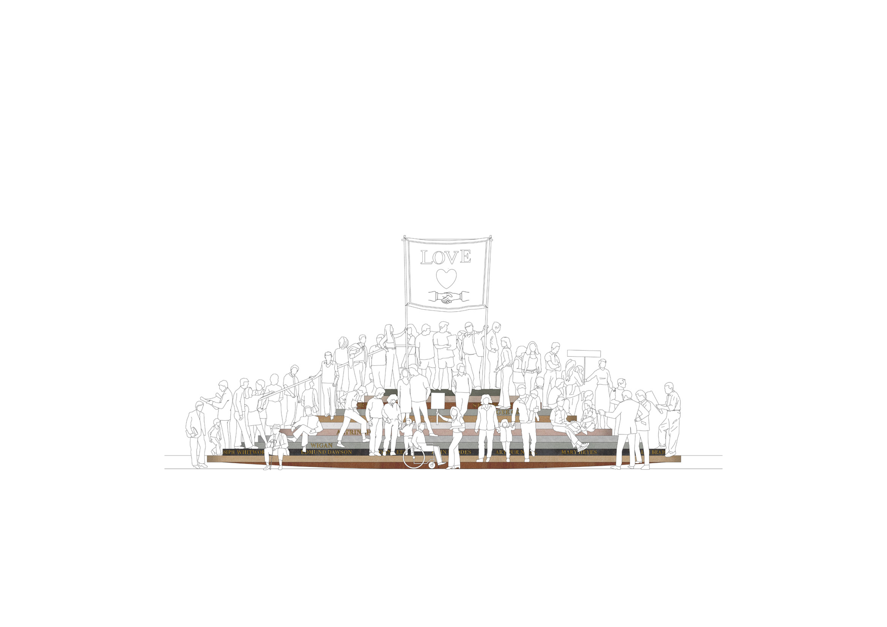 New pictures of Peterloo memorial unveiled | News - Hits Radio (Manchester)