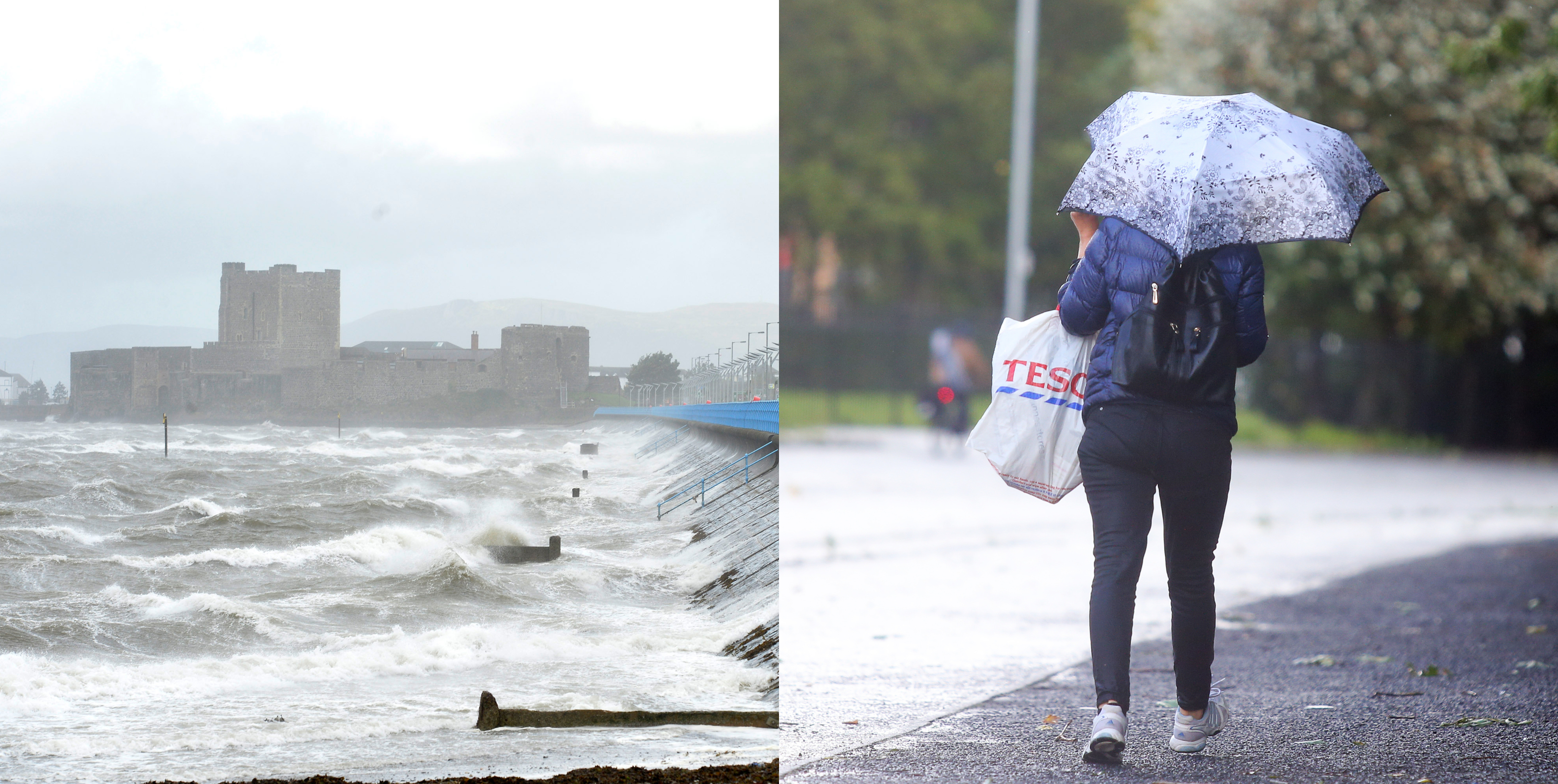 Yellow warning for heavy rain and '60 mph' gale force winds issued by ...