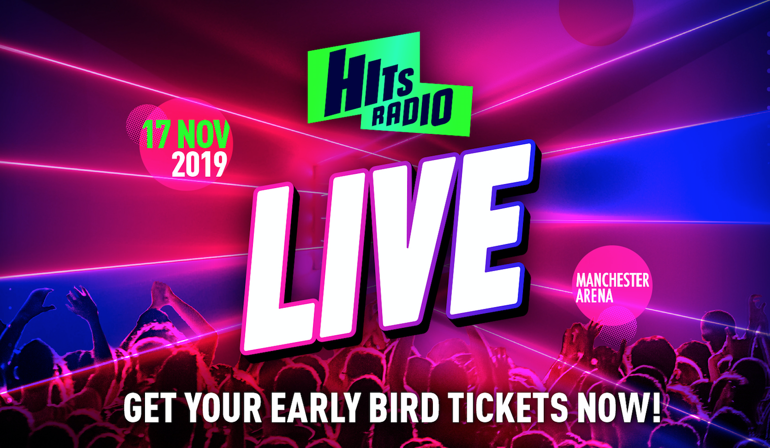 Hits Radio Live 2019 tickets are now on sale