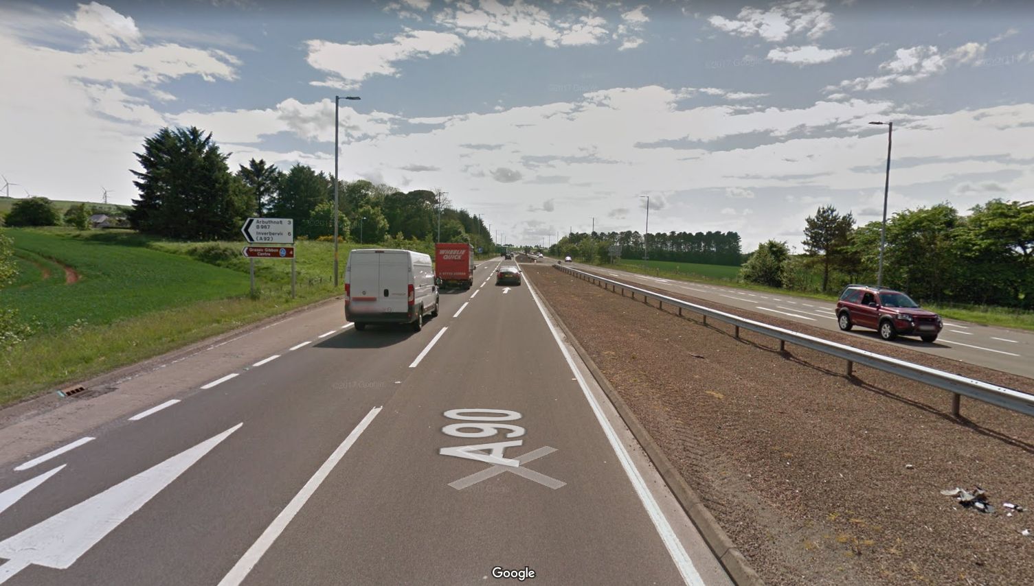 Pupil taken to hospital after school bus and lorry crash on A90 | News ...