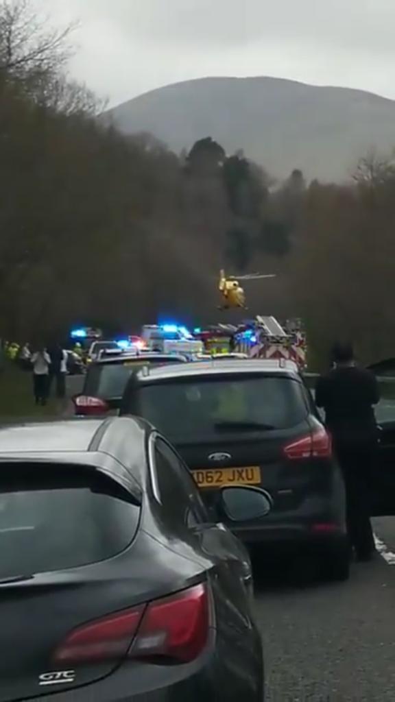 Serious crash between minibus and car south of Luss | News - Clyde 1