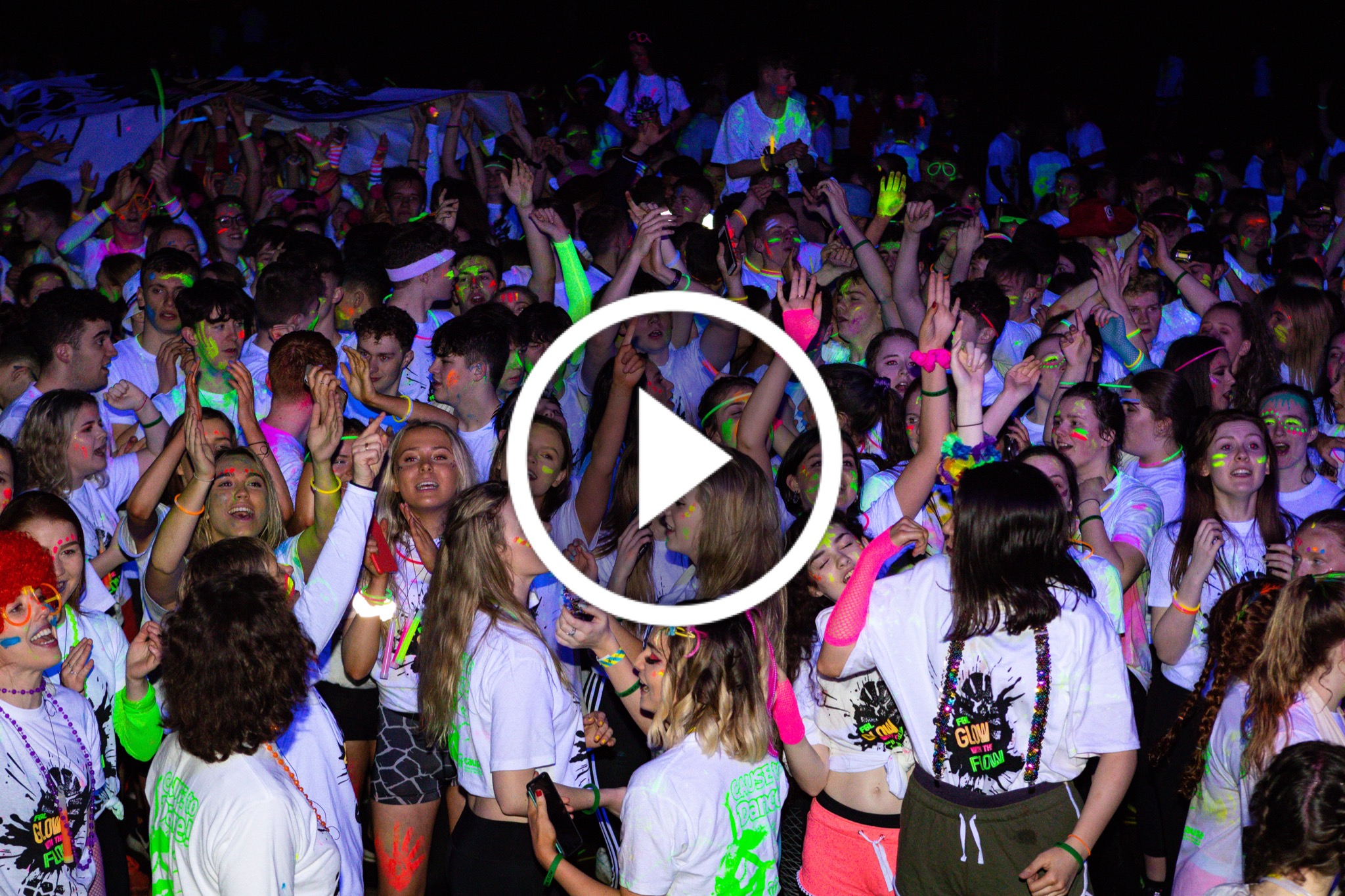 VIDEO: Co.Down school stages incredible 'glow stick rave' to highlight ...