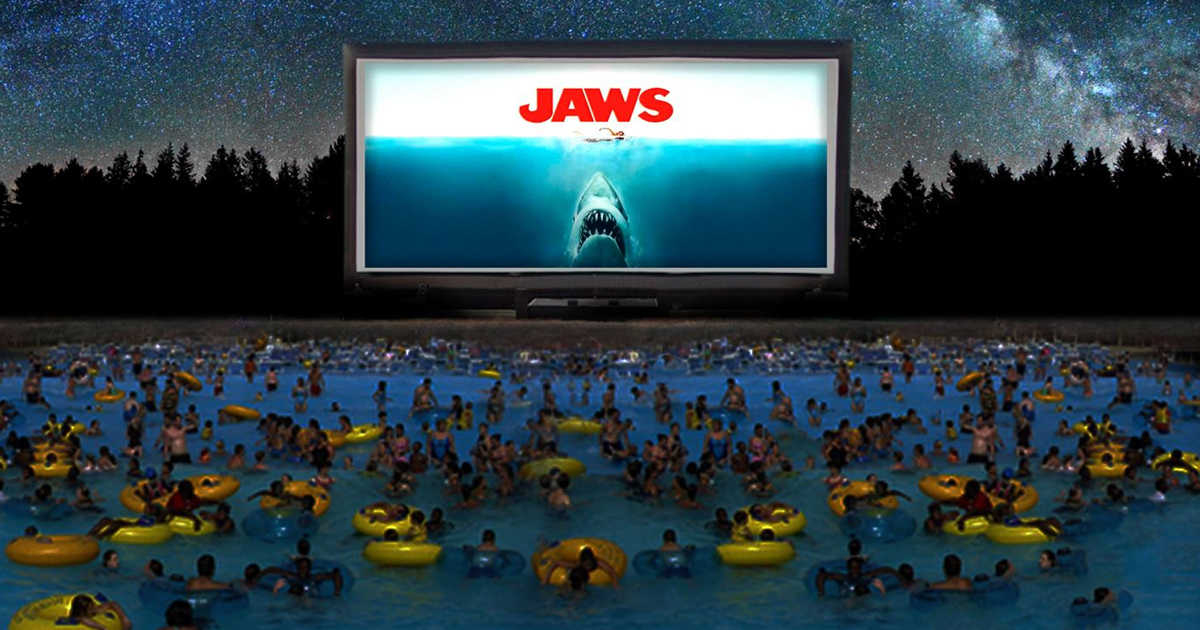 You can watch Jaws while floating on water at Let's Go Hydro this ...