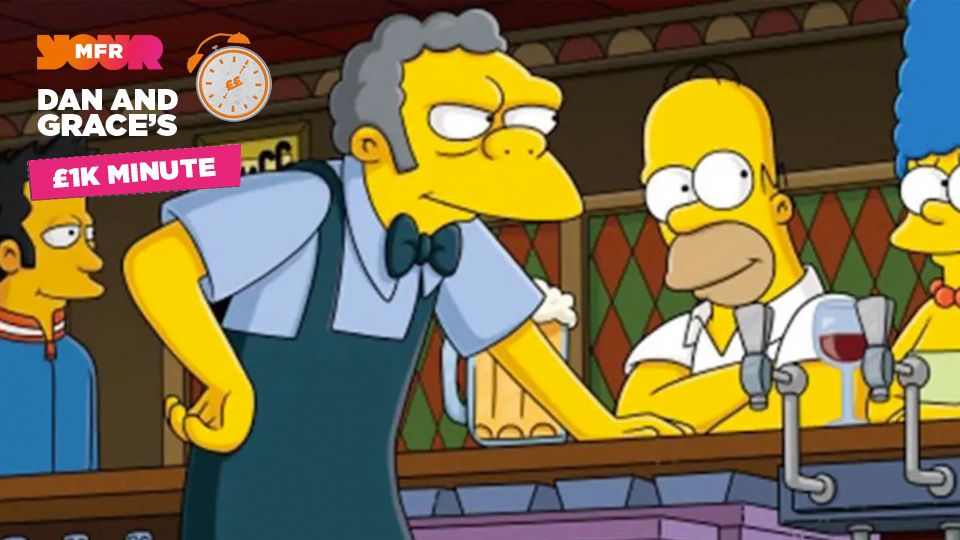 £1K Minute: What is the name of the bar tender in the Simpsons ...