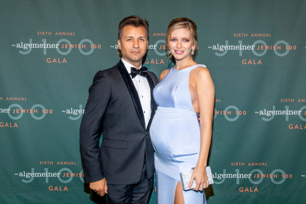 Rachel Riley shows off her pregnancy bump as she attends event with ...