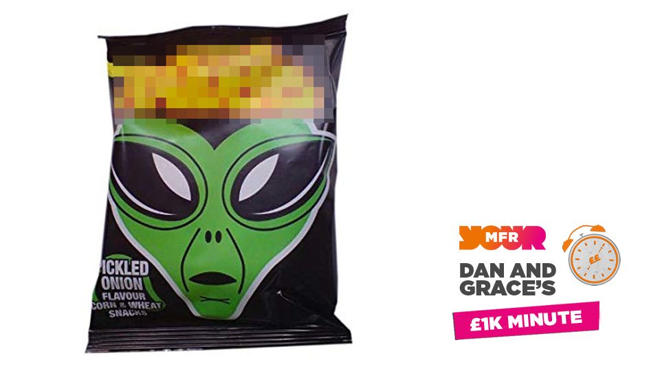£1K Minute: What brand of crisps has aliens on their packaging ...