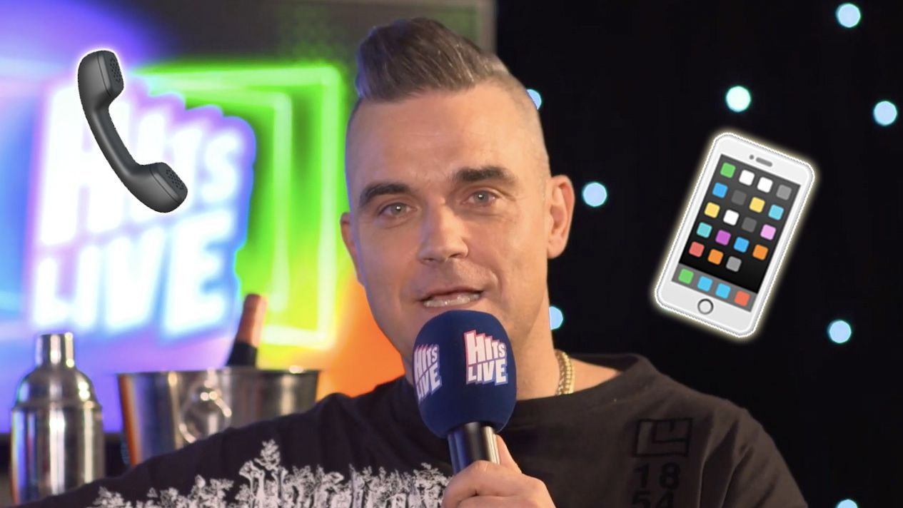 Robbie Williams reveals he hasn't had a mobile phone since 2006