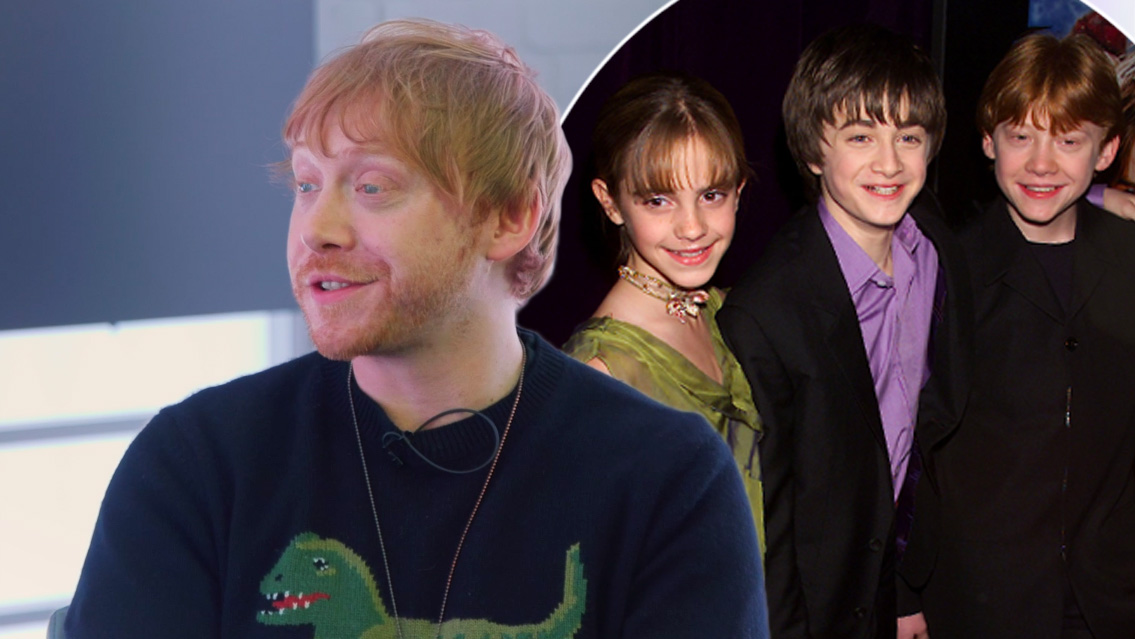 Rupert Grint admits he's only just watched the first Harry Potter film