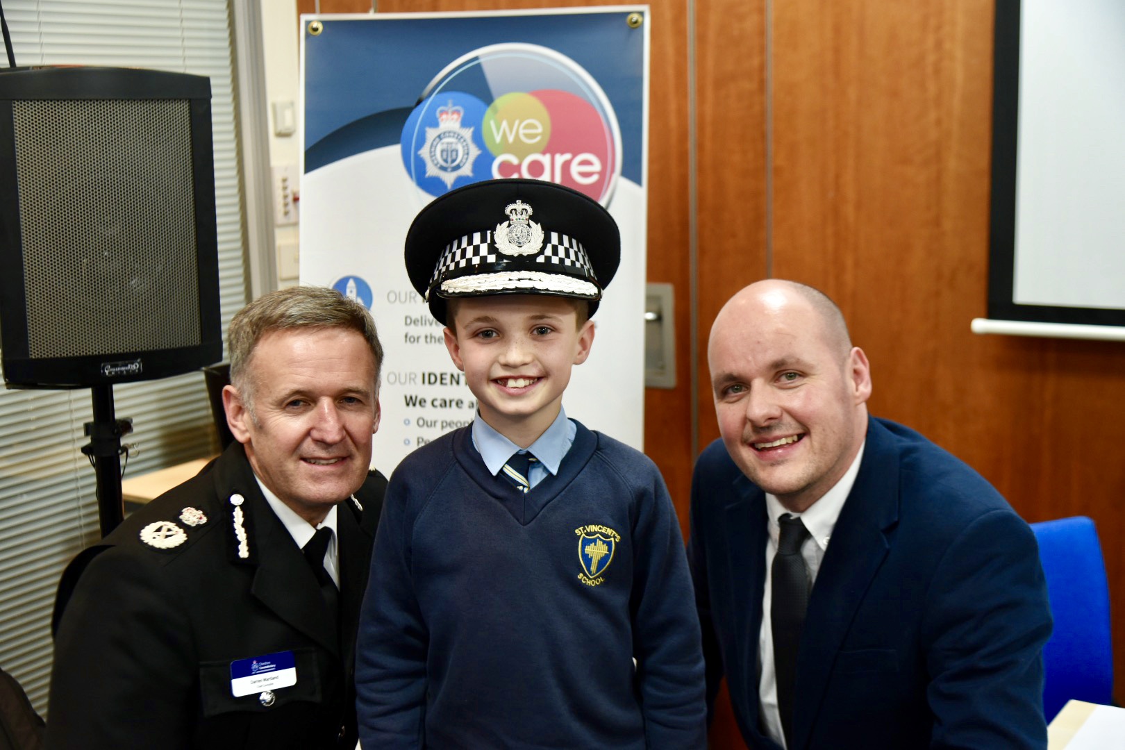 Warrington nine year old meets policing heroes after writing letter to ...