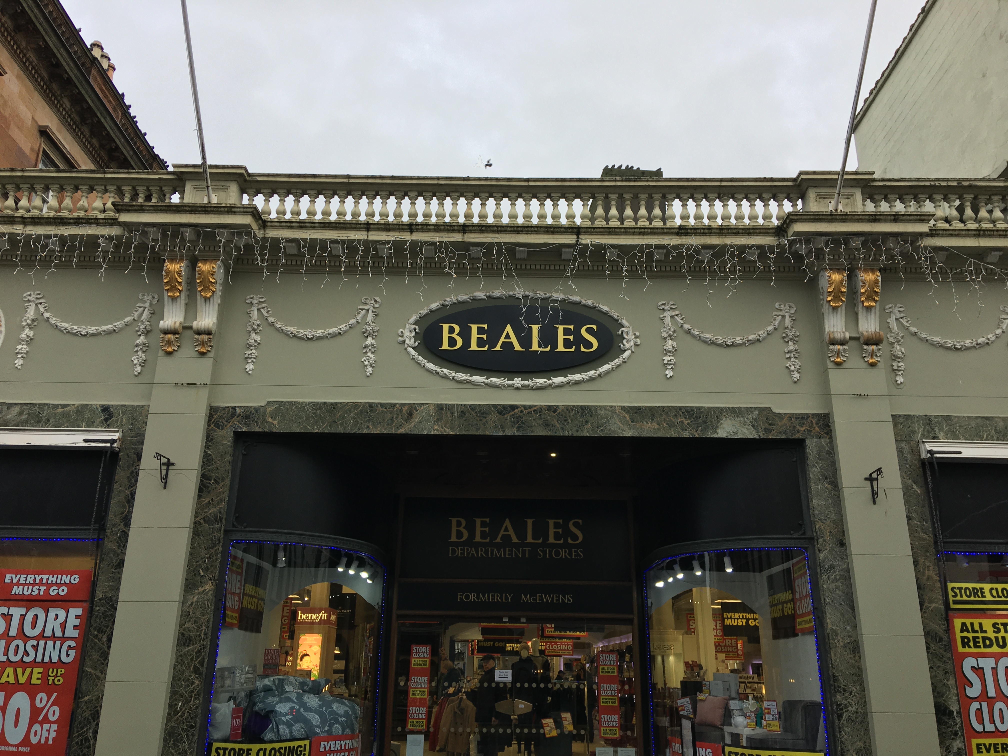 Perth's Beales store to shut tomorrow as Covid-19 pandemic forces early ...