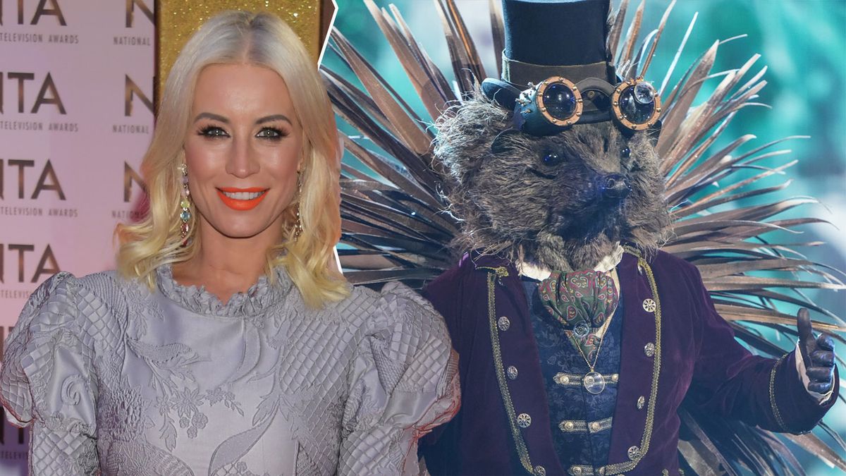 The Masked Singer Denise Van Outen Is Convinced Luke Evans Is The Hedgehog