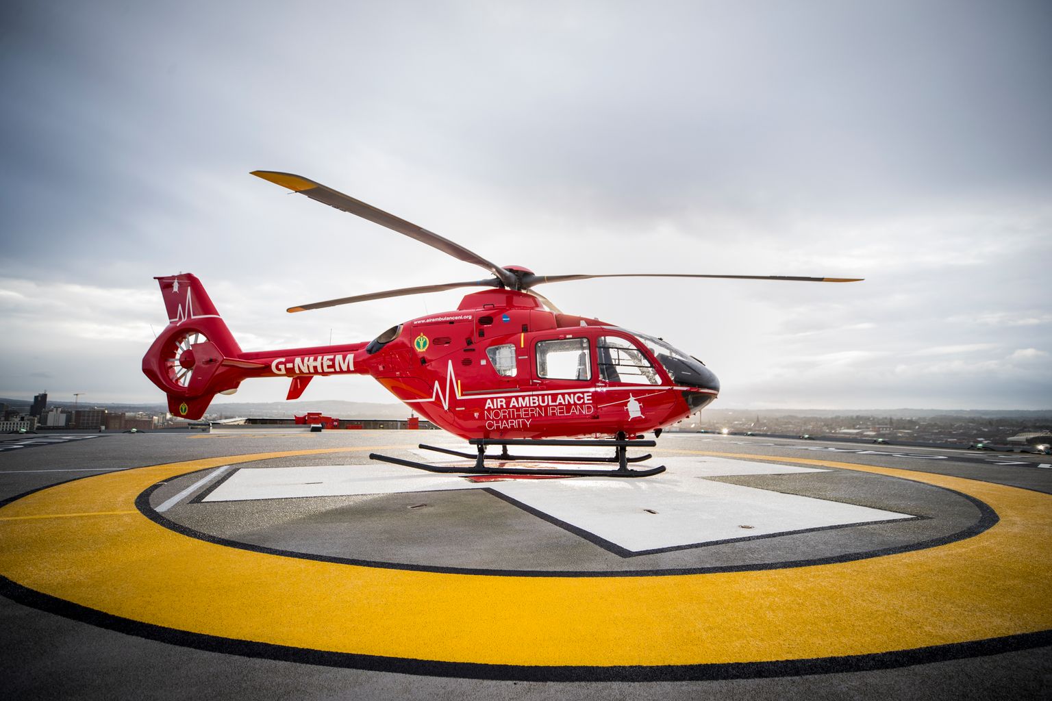 New Air ambulance helipad unveiled at Royal Victoria Hospital | News ...
