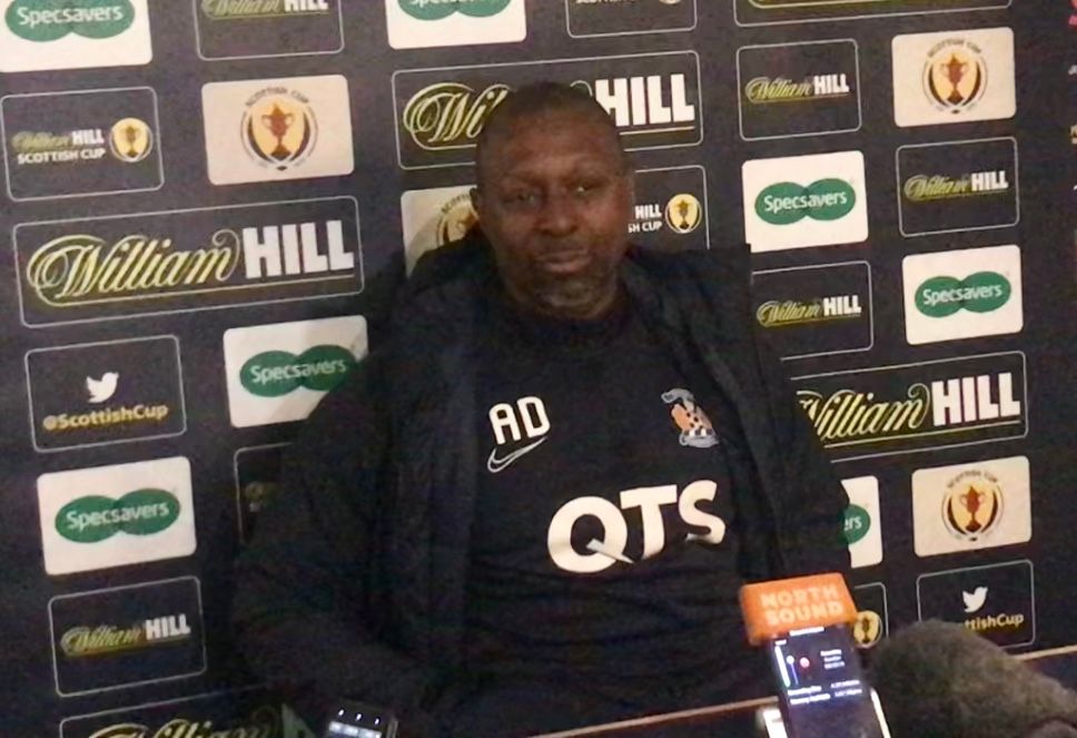 Kilmarnock manager Alex Dyer admits they threw away cup tie
