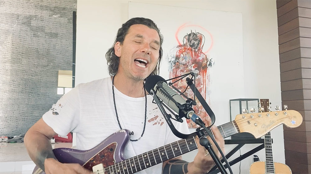 Watch: Bush's Gavin Rossdale performs 'Everything Zen' in lockdown
