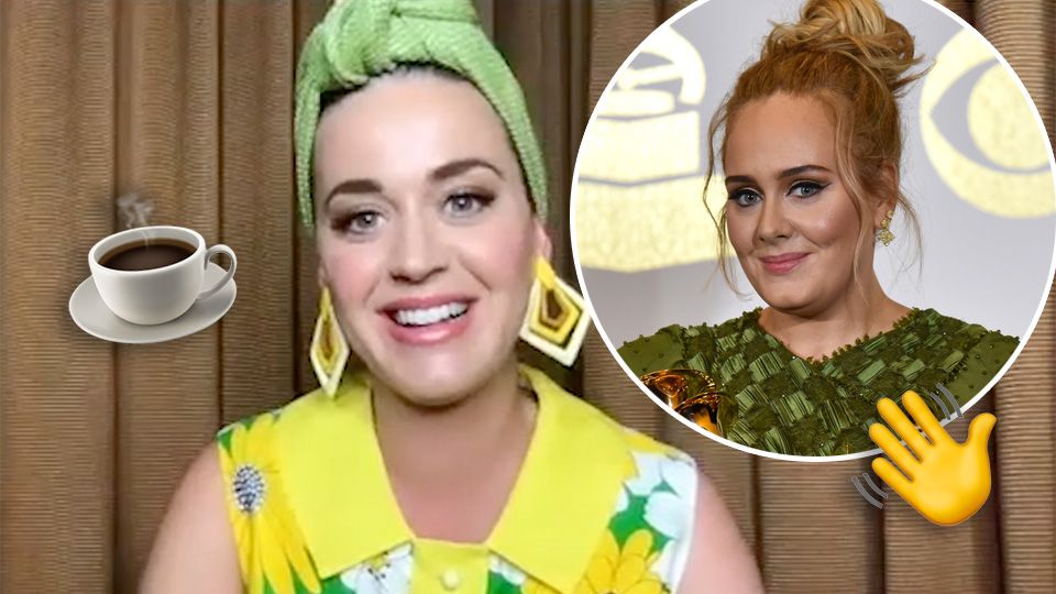 Katy Perry spilled the tea on living NEXT DOOR to Adele 😱 | Celebrity ...