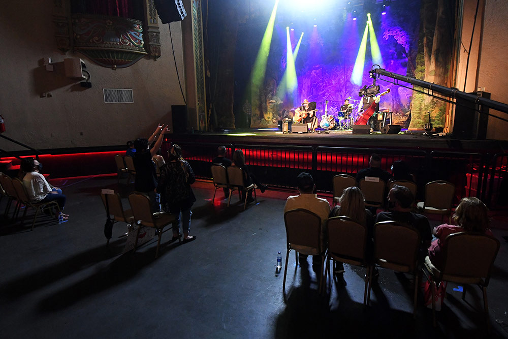 Photos: Take a look inside America's first socially distanced gig