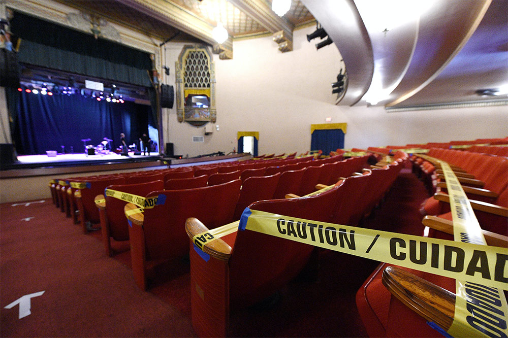 See photos of the first socially distanced music concert