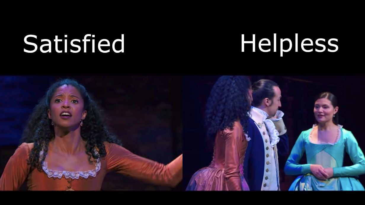 Incredible video shows Hamilton's 'Helpless' and 'Satisfied' side-by-side
