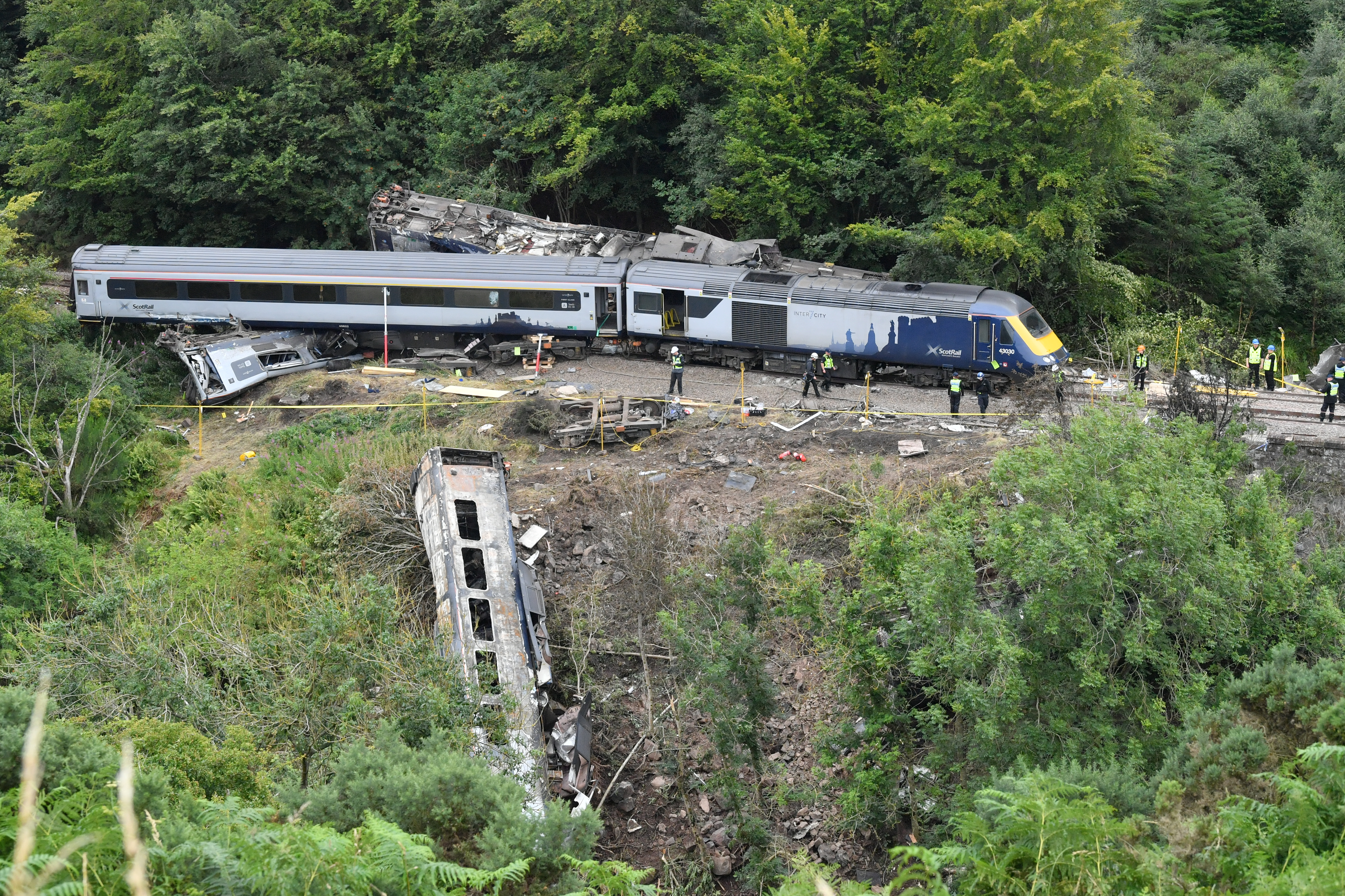 Stonehaven train did hit landslip before crash say investigators | News ...