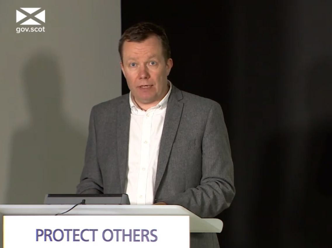 Professor Jason Leitch is honoured for his contributions to science.